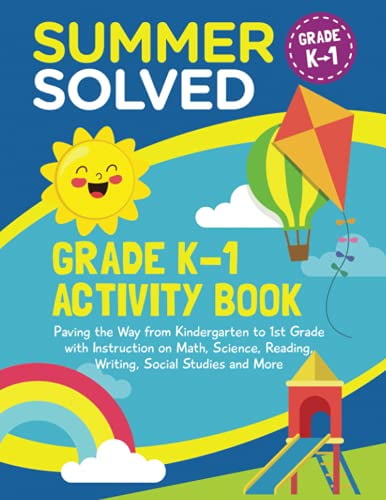 Pre-Owned Summer Solved - Grades K-1 Activity Book: Paving the Way from Kindergarten to 1st ...