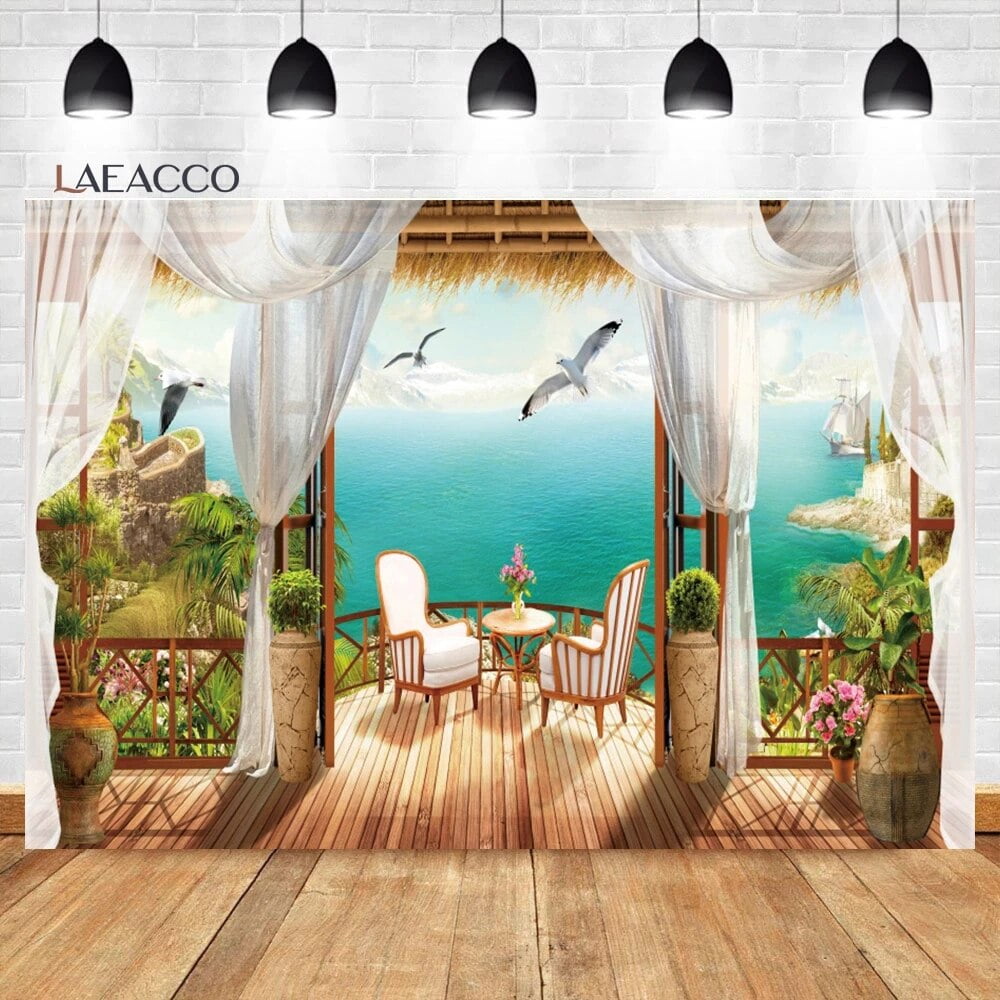 Summer Spain Cadiz Coastal Window Landscape Backdrop The Old City ...