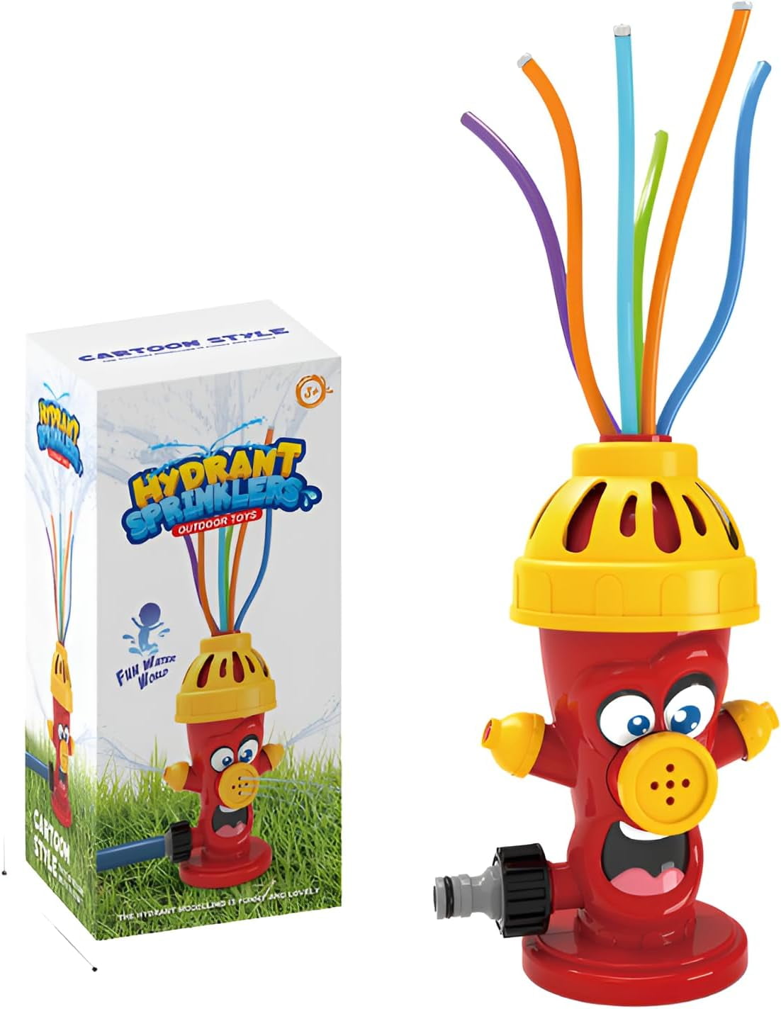 Summer Splash Pad Sprinkler for Kids & Pets,【Multi-Directional Water ...