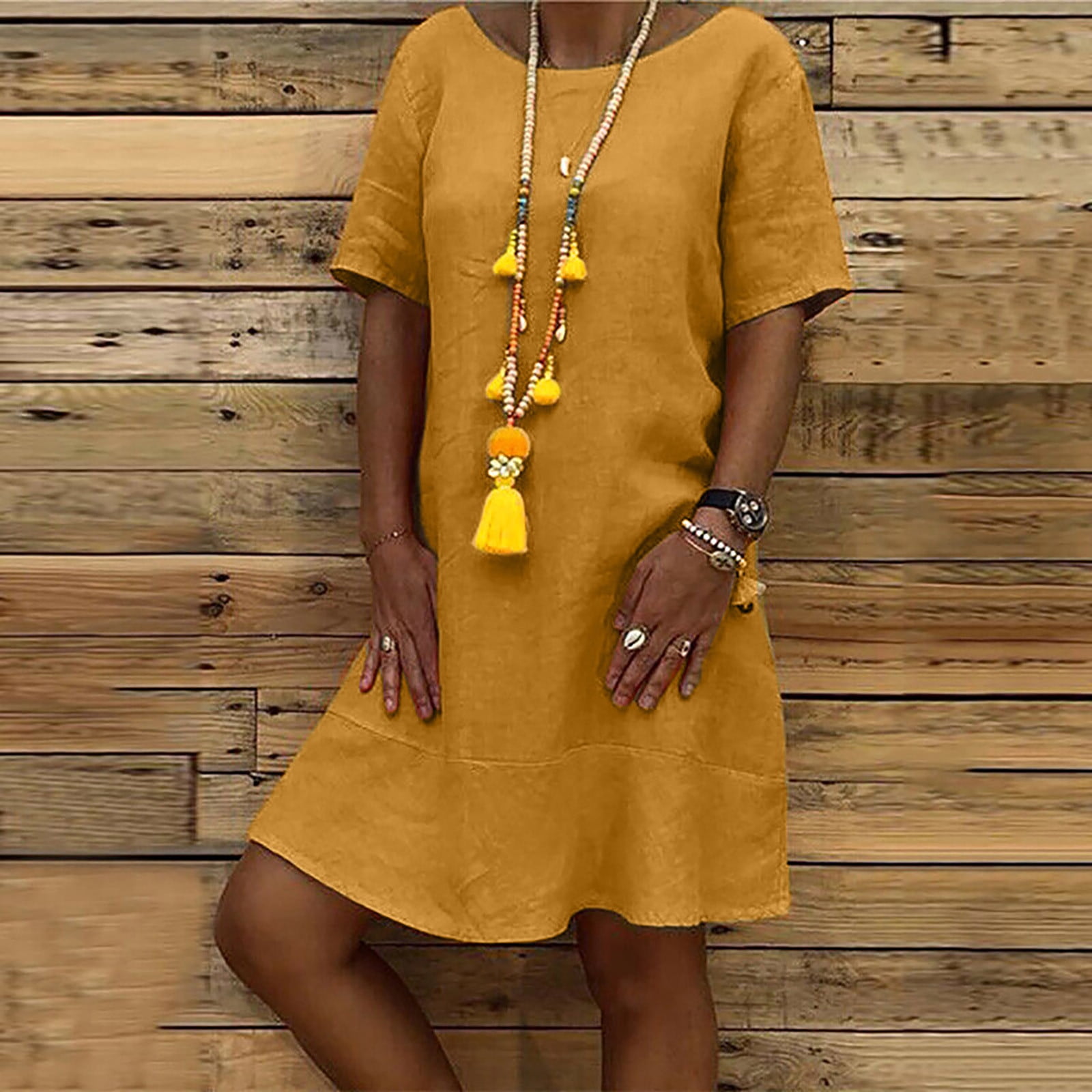 Summer and Spring Dresses for Women 2024 Plus Size Summer Casual Midi Clearance Dresses For ...