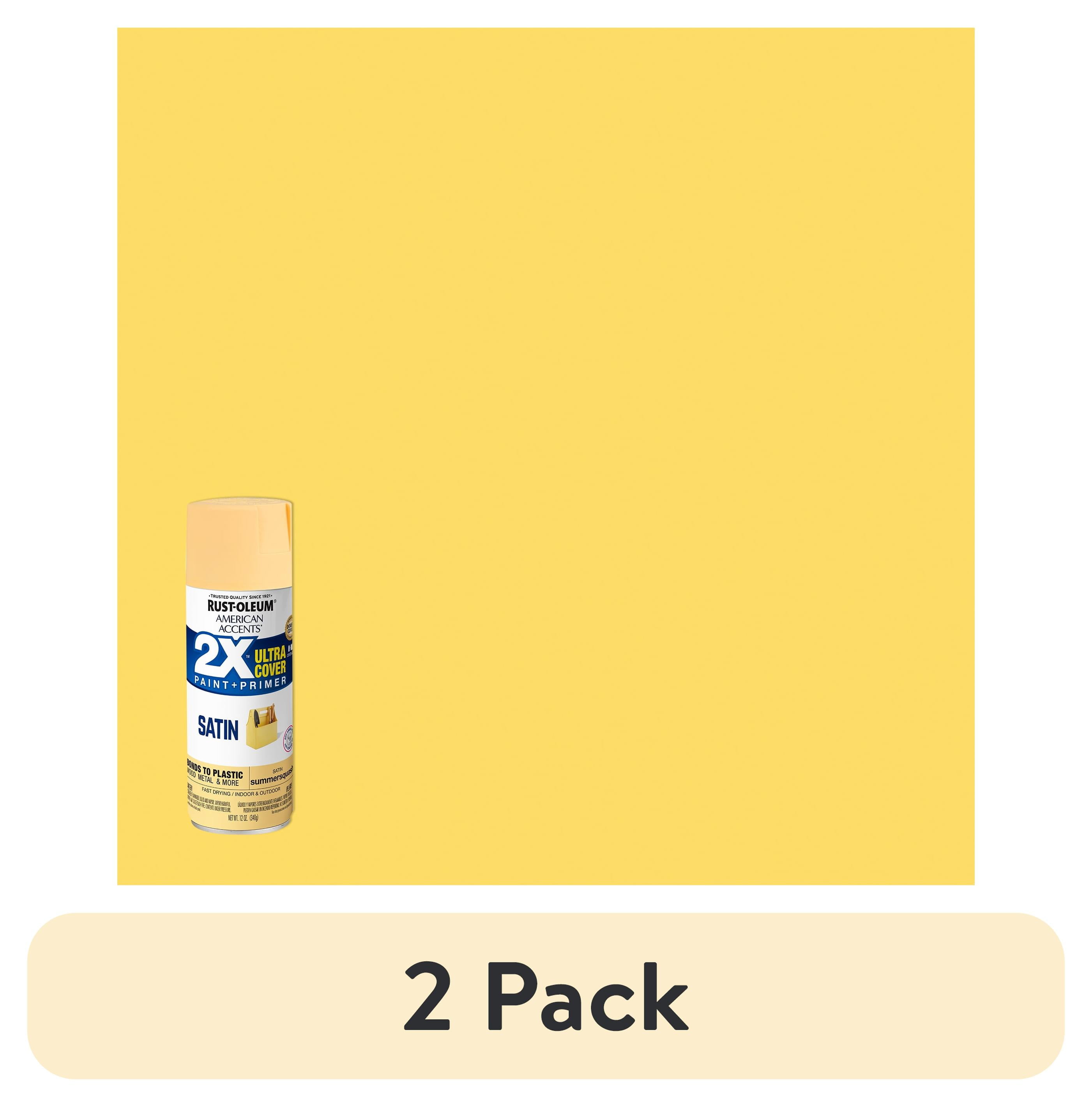 (2 pack) Summer Squash, Rust-Oleum American Accents 2X Ultra Cover ...