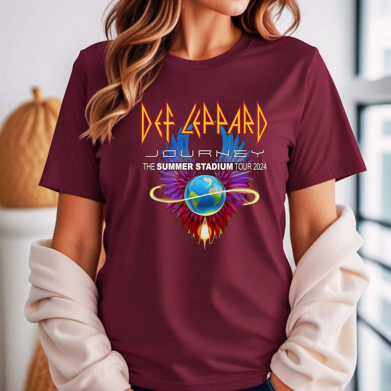 Summer Stadium Tour Shirts, Def Leppard Fan Shirts, Journey Band Tour ...