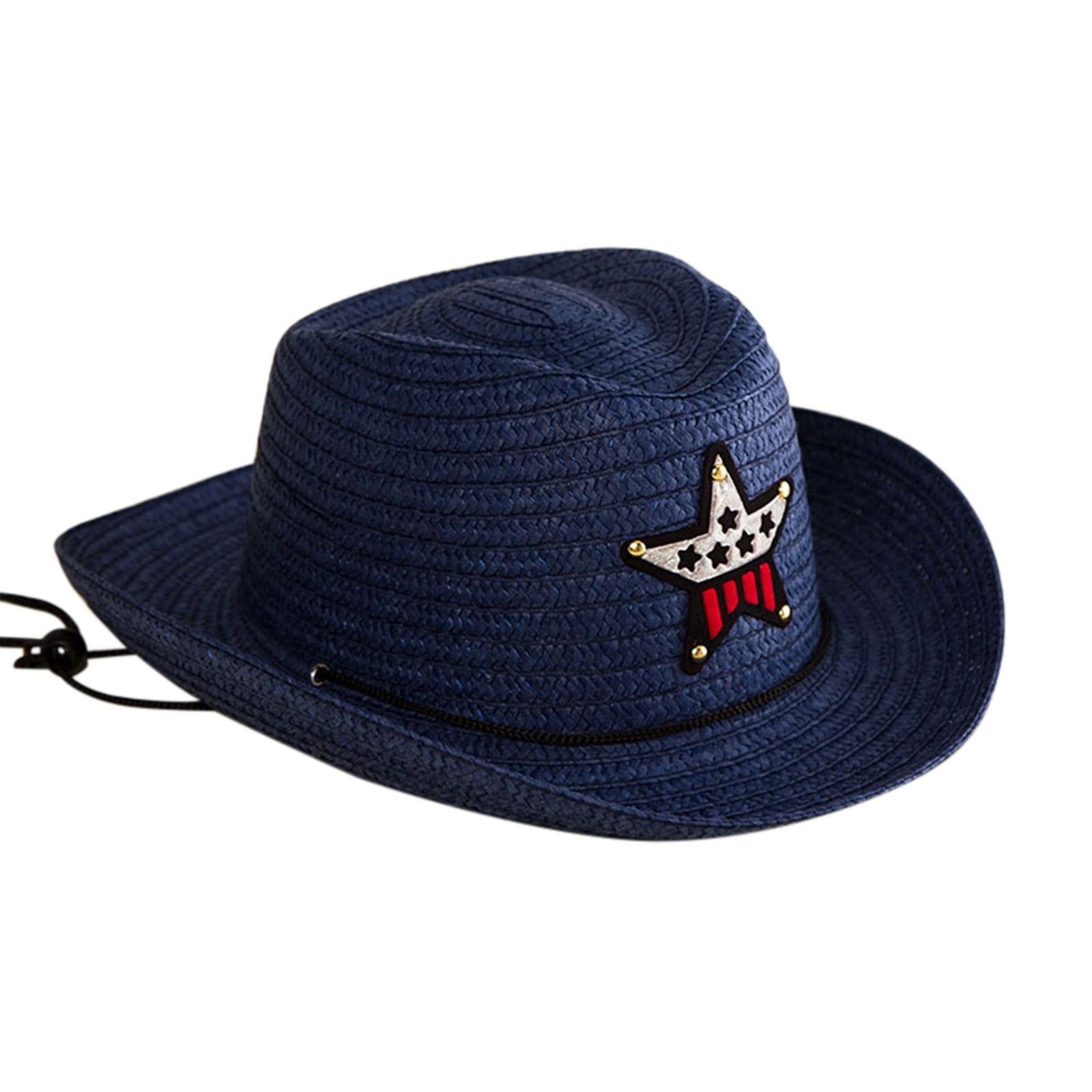 Summer Sun Straw 6 Colours Beach Girls Boys Kids Child Western Cowboy ...