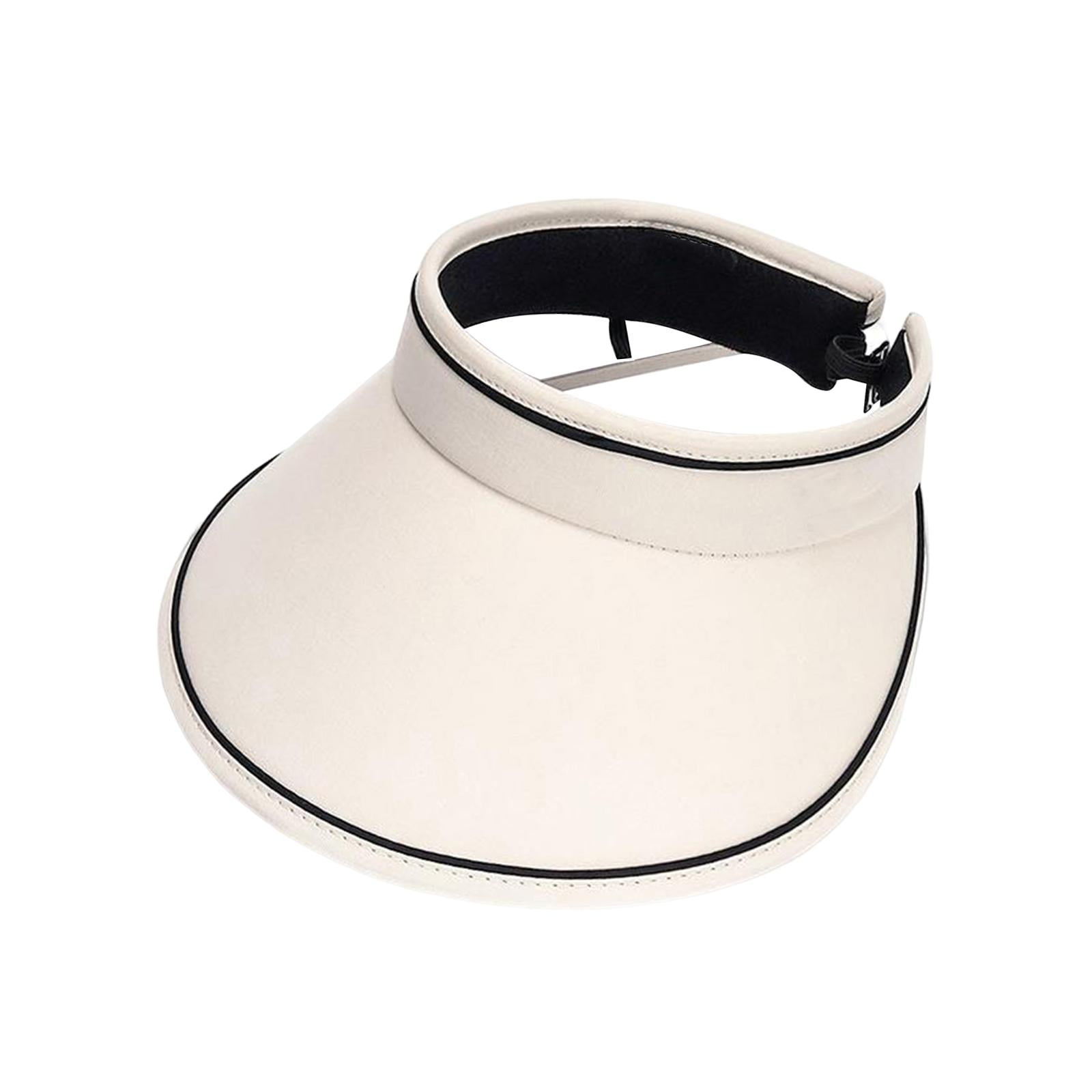 Summer Sun Visor Hat Beach Protection Adjustable Wide Brim Cap for ...