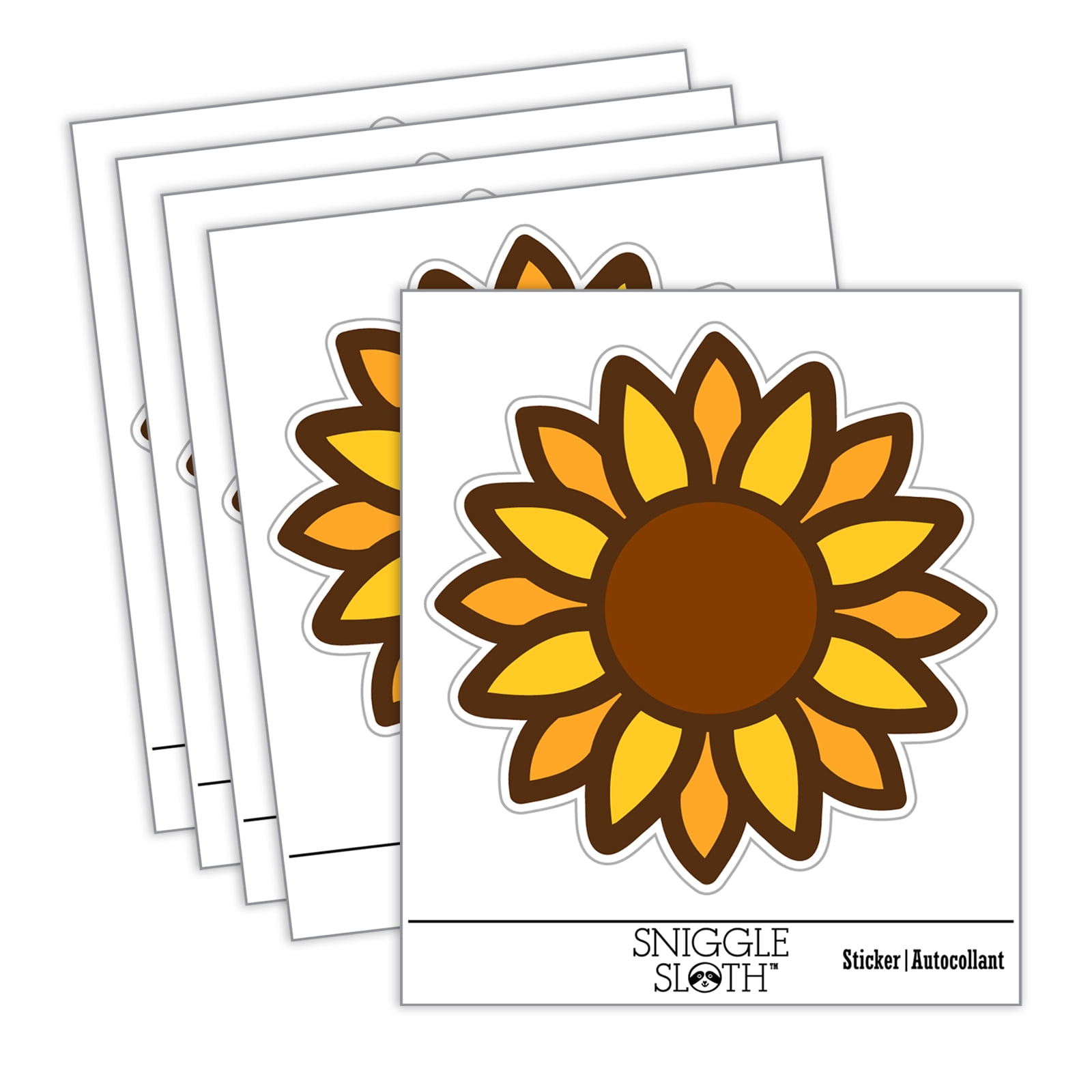 Summer Sunflower Car Window Bumper Water Bottle Phone Tablet Laptop ...