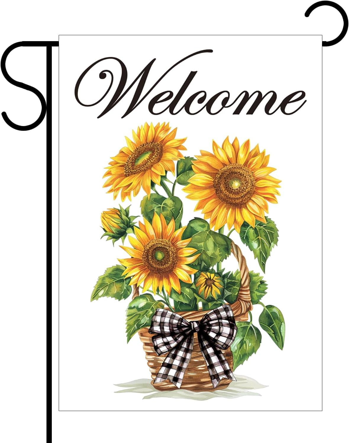 Summer Sunflower Garden Flag Flower banner Vertical Double Sided ...