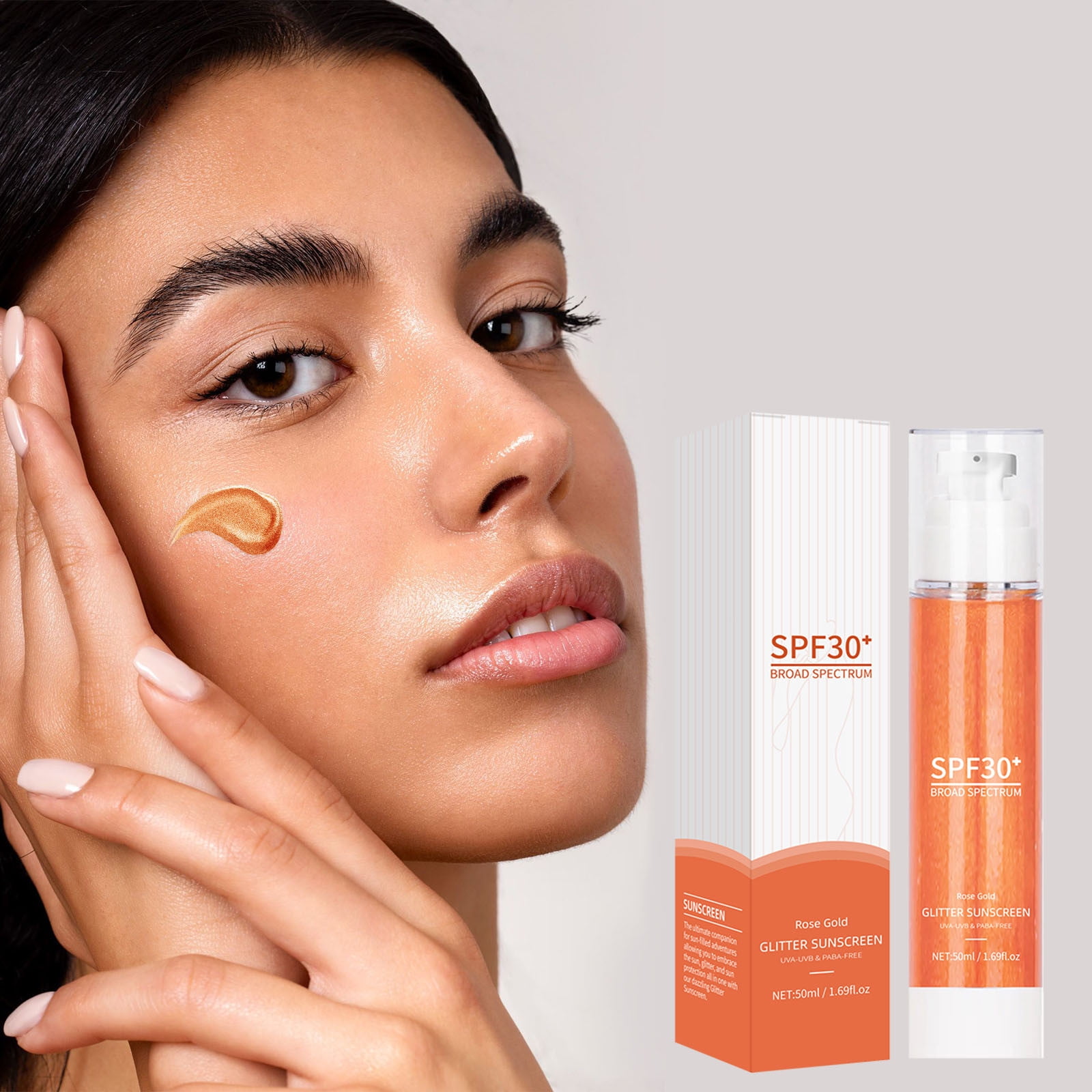 Summer Sunscreen, SPF50 Lightweight Sunscreen with Body Oil, Double ...