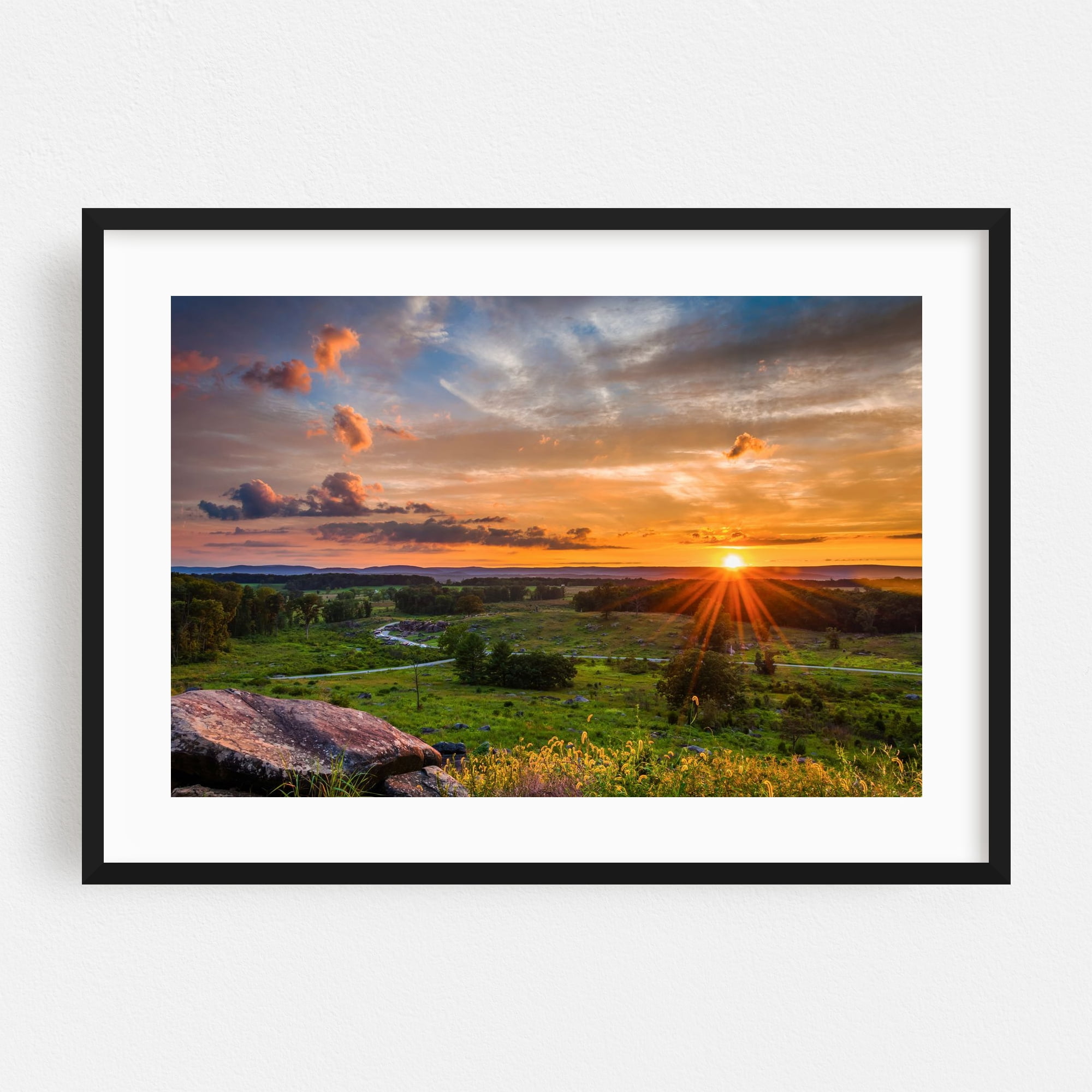 Summer Sunset - Gettysburg Pennsylvania Photography Sunset Landscape ...