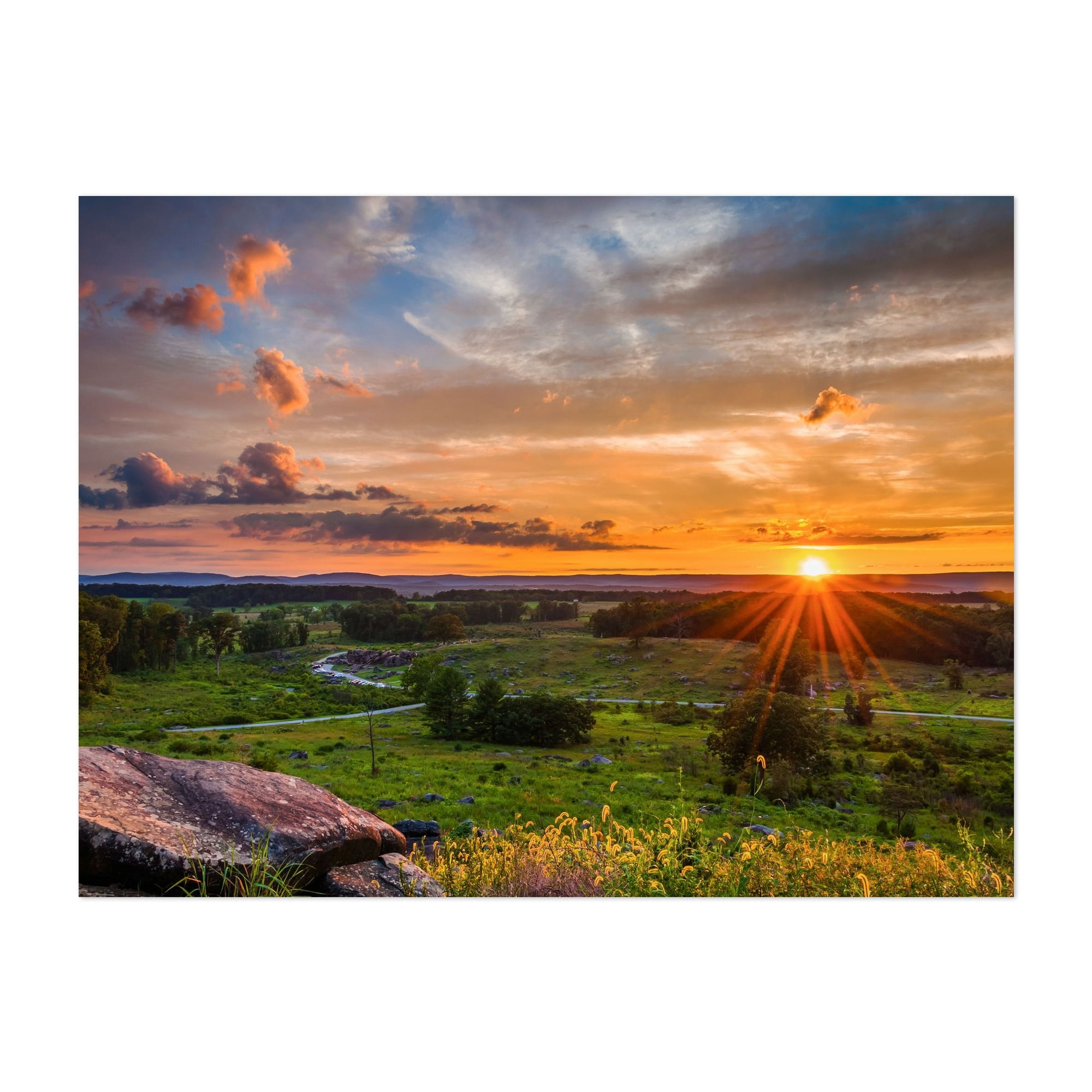 Summer Sunset - Gettysburg Pennsylvania Photography Sunset Landscape Nature Scenic Summer Rural ...