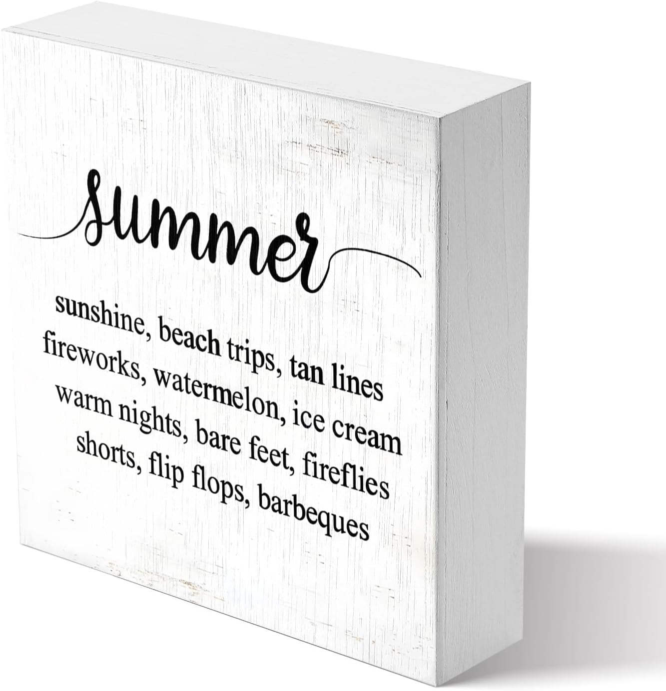 Summer Sunshine Beach Wooden Box Signs,Home Decor Rustic Summer Desk ...