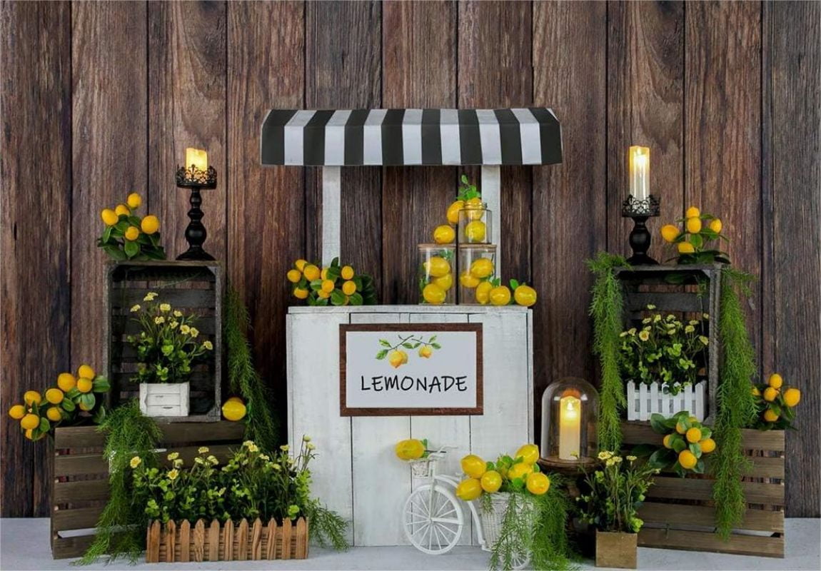 Summer Surfboard Party Backdrop Tropical Hawaiian Beach Seaside Surfs ...