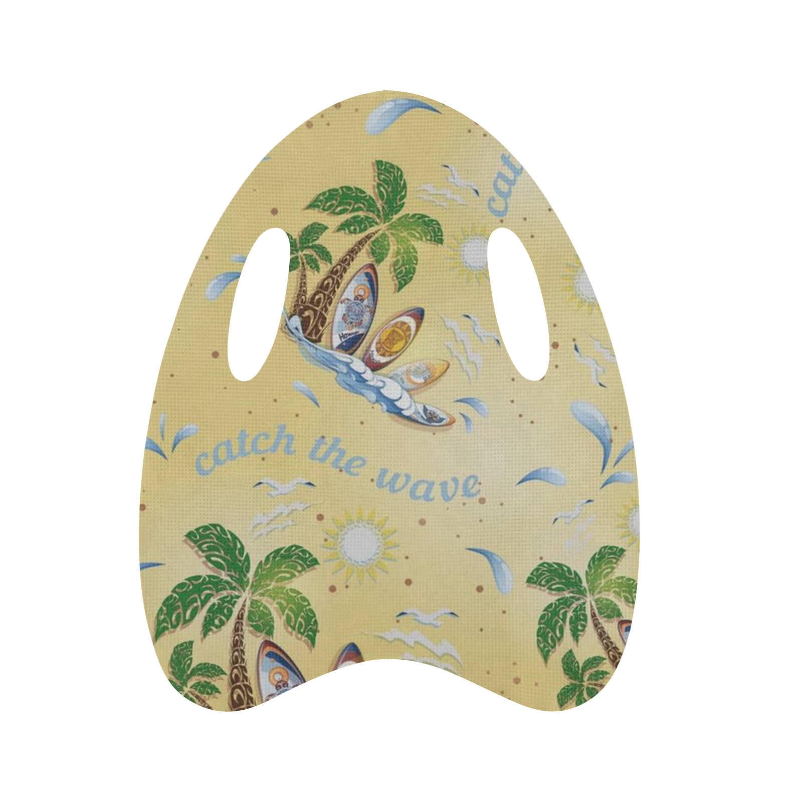 Summer Surfboards Wave Sun Palm Tree Tropical – Premium Swimming Board ...