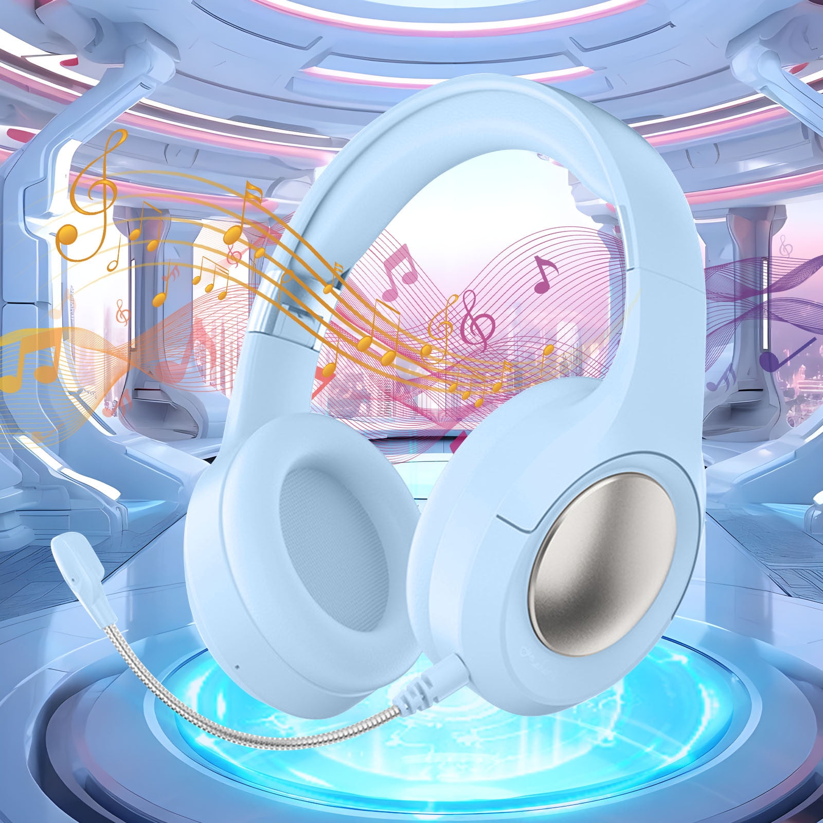 Summer Svaings, Noise-canceling Gaming Bluetooth Headset, for Gaming ...