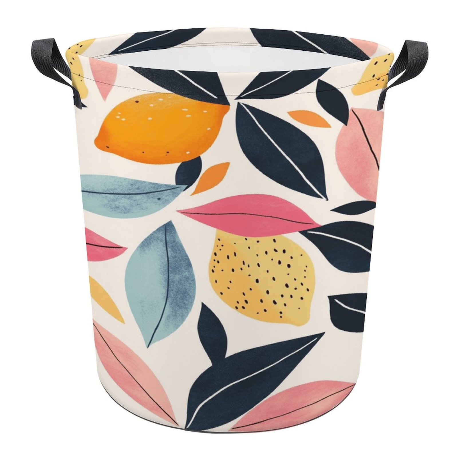 Summer Sweet Fruits Print Foldable Laundry Basket for Clothes Storage ...