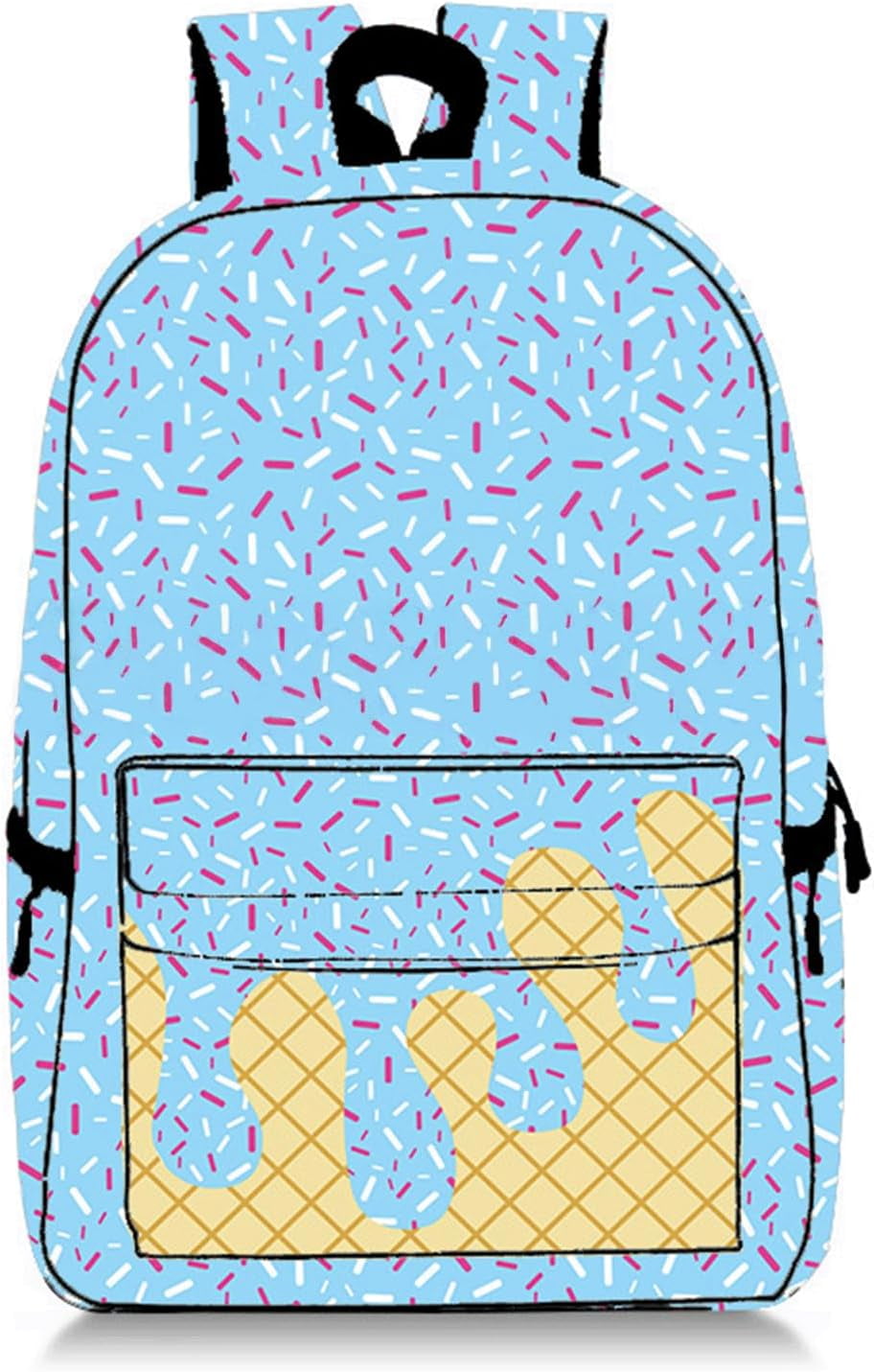 Summer Sweetheart Ice Cream Backpack, large-capacity waterproof travel ...