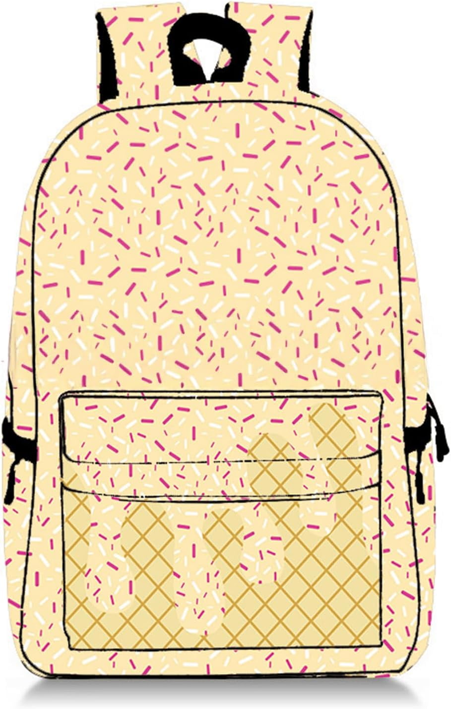 Summer Sweetheart Ice Cream Backpack, large-capacity waterproof travel ...