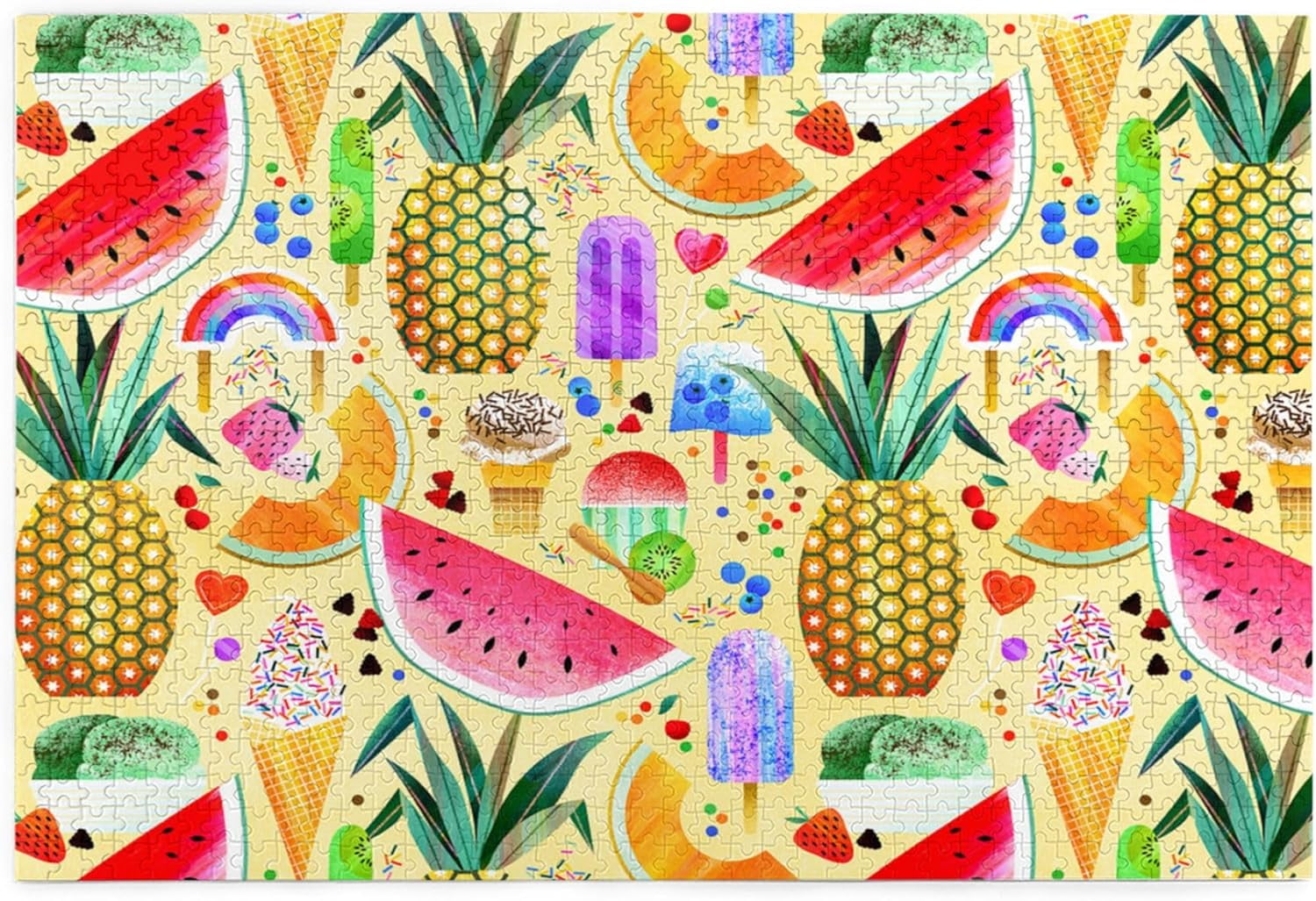 Summer Sweets Wooden Jigsaw Puzzles for Adults 1000 Piece Cool Puzzle ...