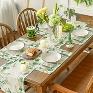 Hydrangea Table Runner, Spring Summer Seasonal Kitchen Dining Table ...