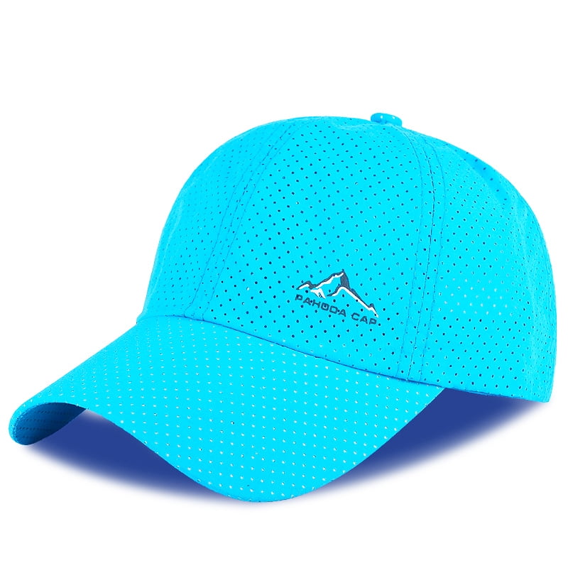 Summer Taslon Quick-Dry Perforated Sun Hat Baseball Cap Duckbill Cap ...