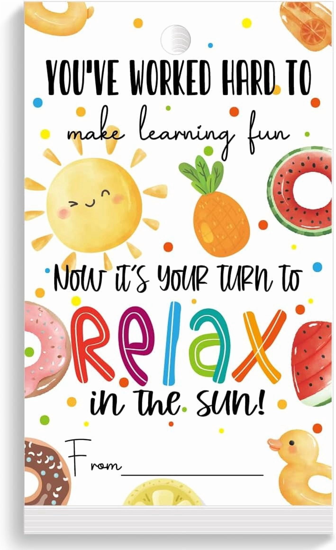 Summer Teacher Appreciation Gift Sunshine Writing Thank You Tag,Your ...