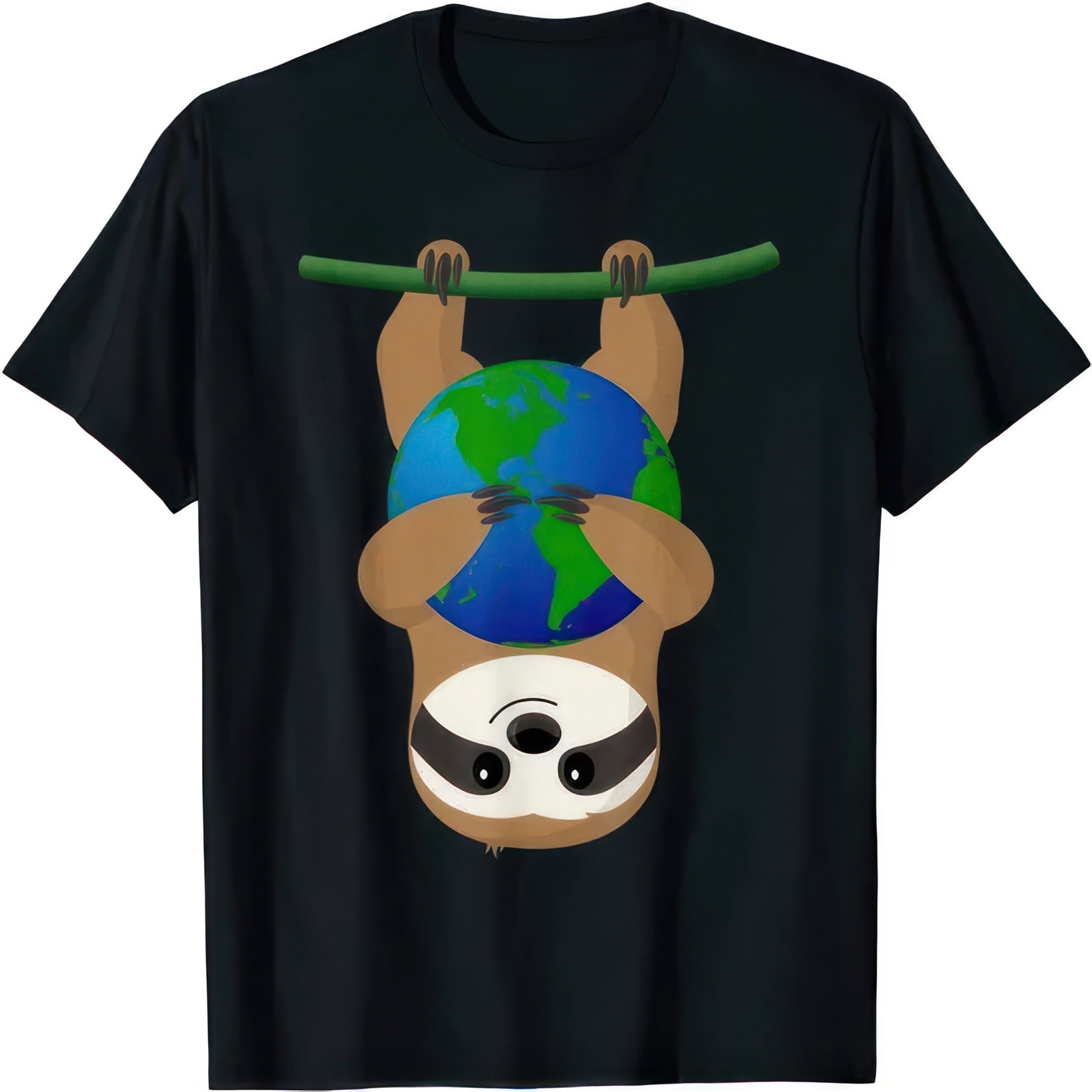 Summer Tee Shirt Earth Day Love The Earth Sloth T-Shirt - Walmart.com