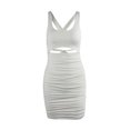 Wwbbbc Womens Casual Dress Summer Temperament Commute Mid Waist