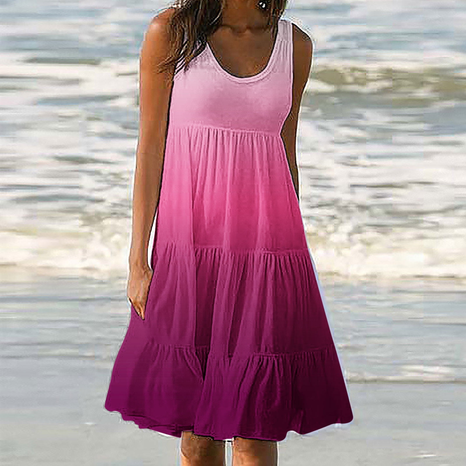 Summer Tiered Dresses for Women 2024 Casual Trendy,Tiered Sun Dresses ...