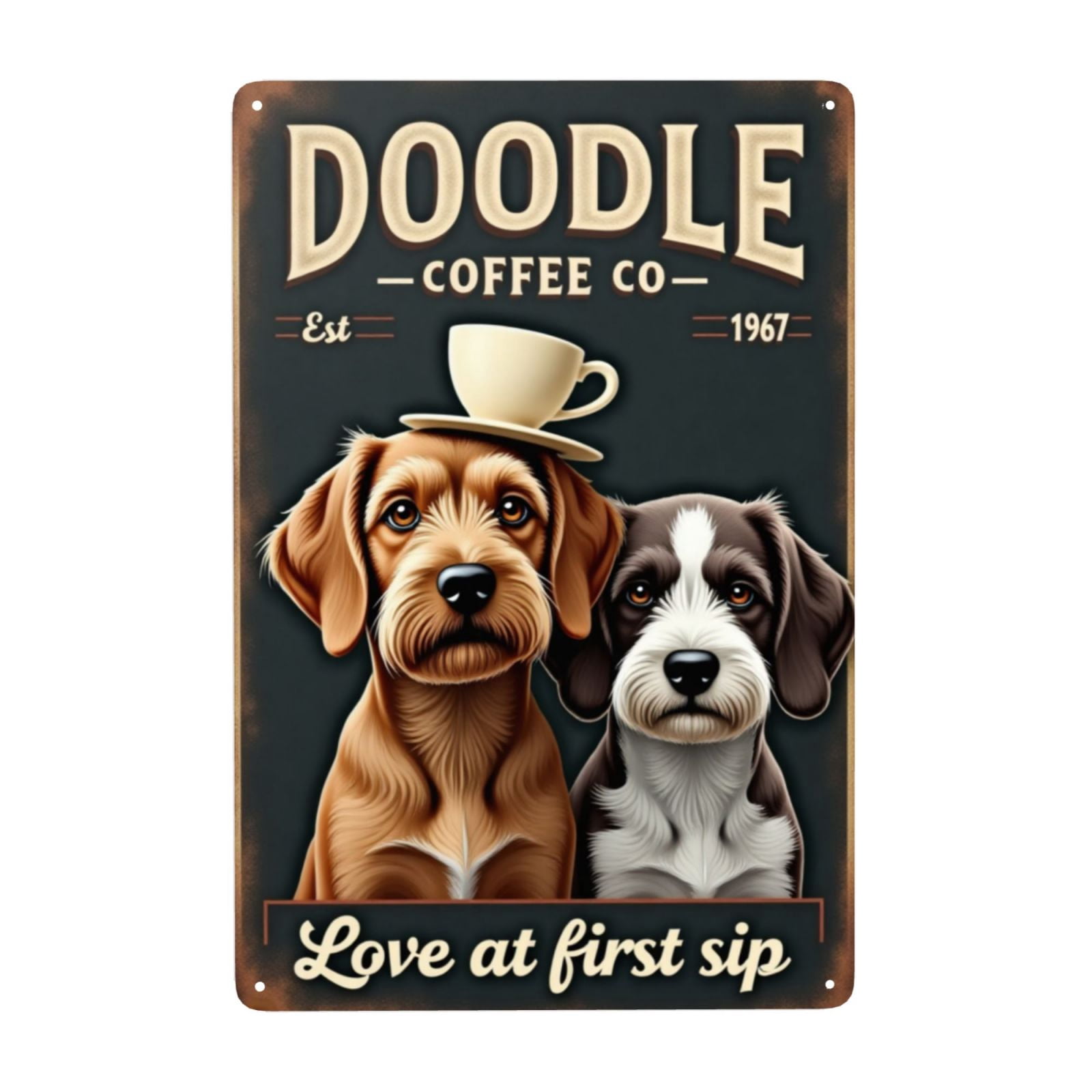 Summer Tin Sign Decor Retro Travel Cool Wall Arttin Painting Doodle ...
