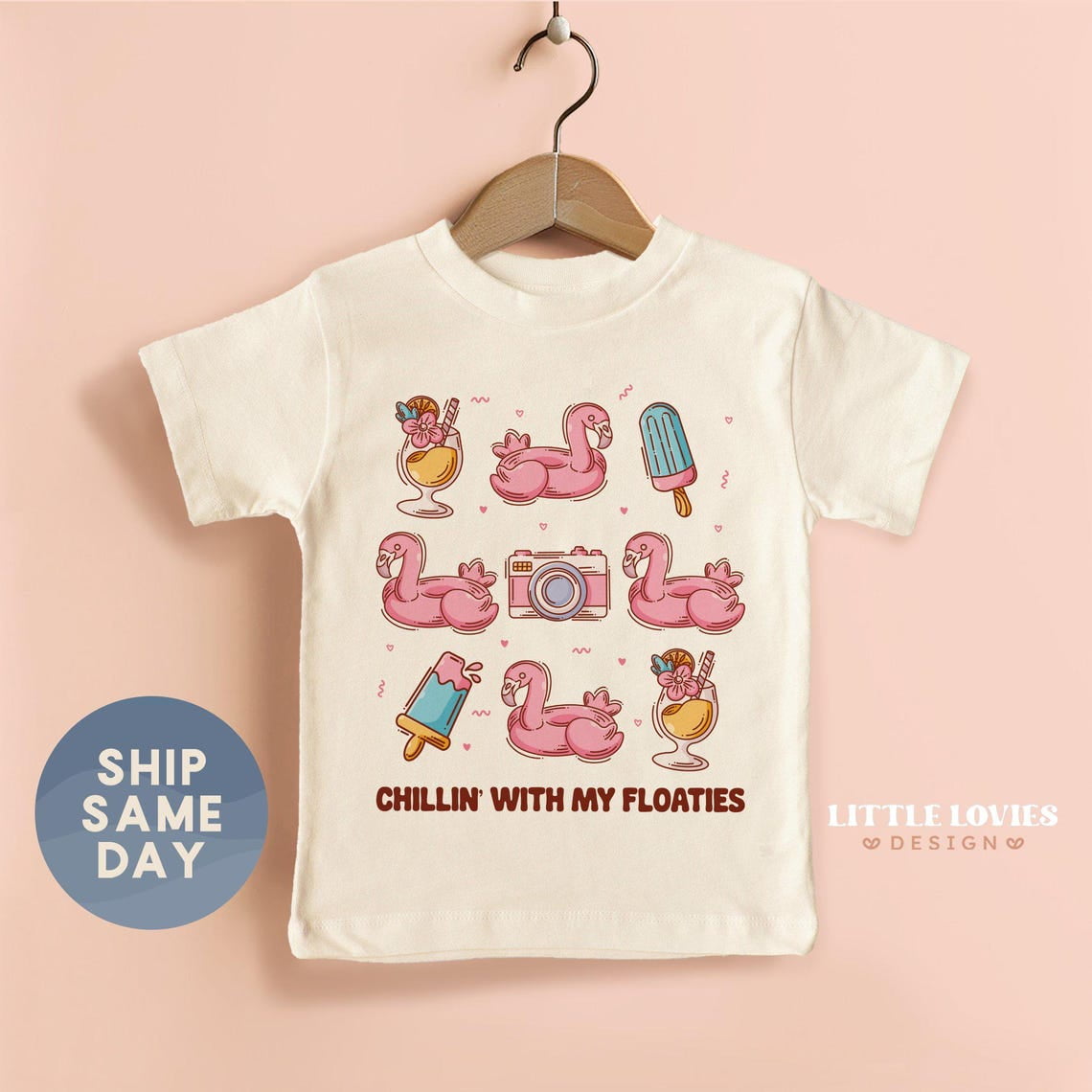 Summer Toddler Shirt, Kids Summer Outfit, Cute Flamingo Shirt, Popsicle ...