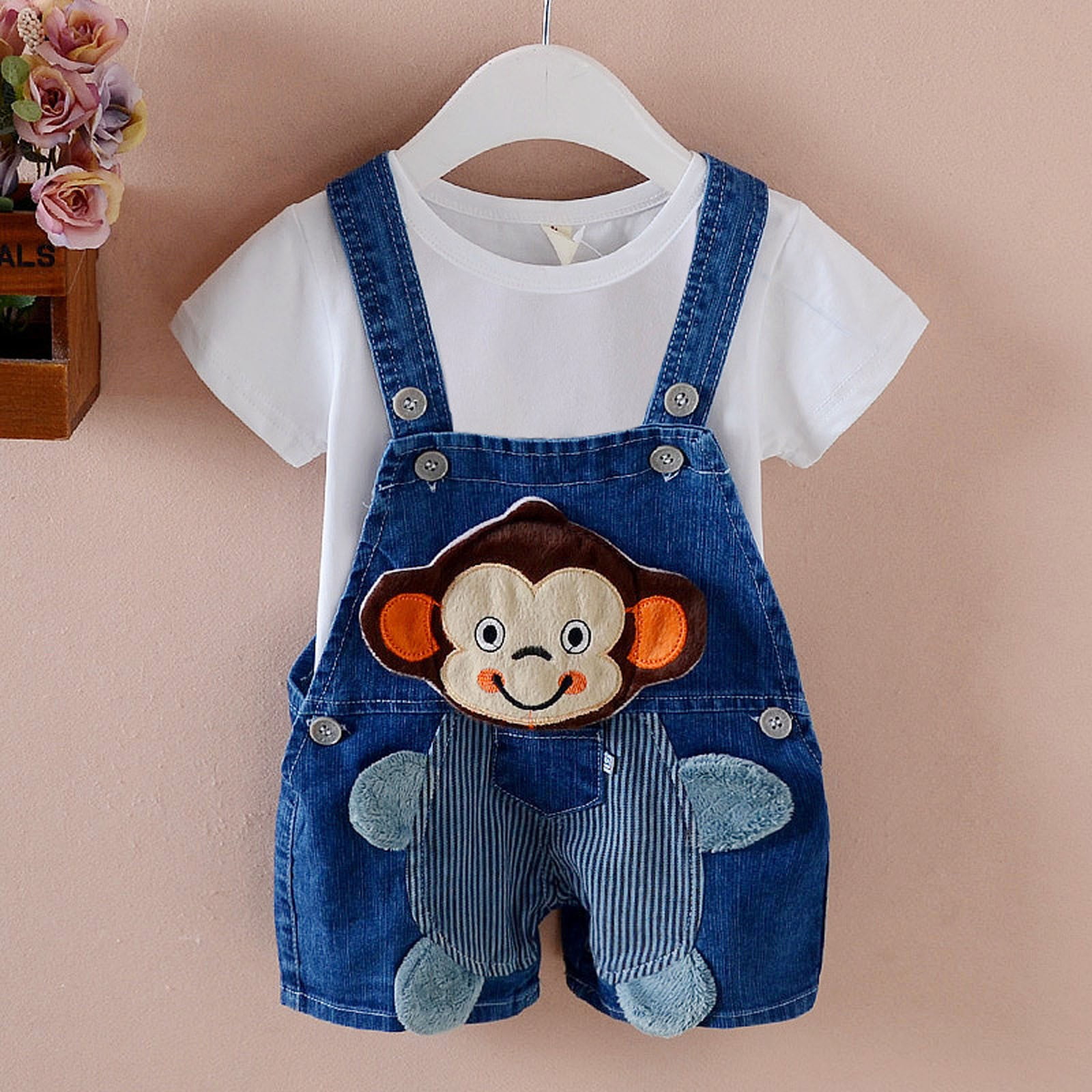 Summer Toddler Shorts for Boys Cute Cartoon Jean Children's Pants Baby ...