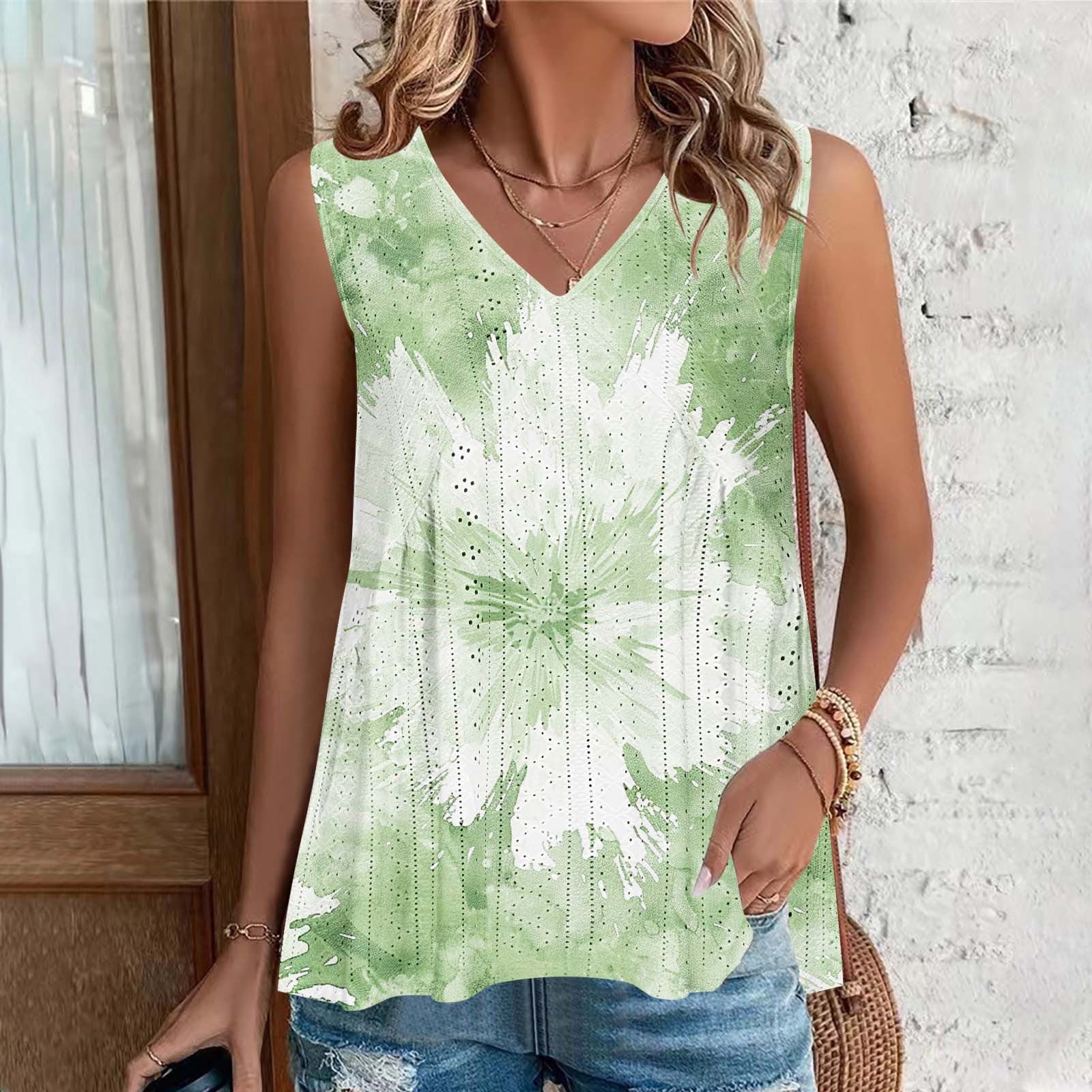 Summer Tops GaThRRgYP Tank Tops for Women under $5,Women's Casual ...