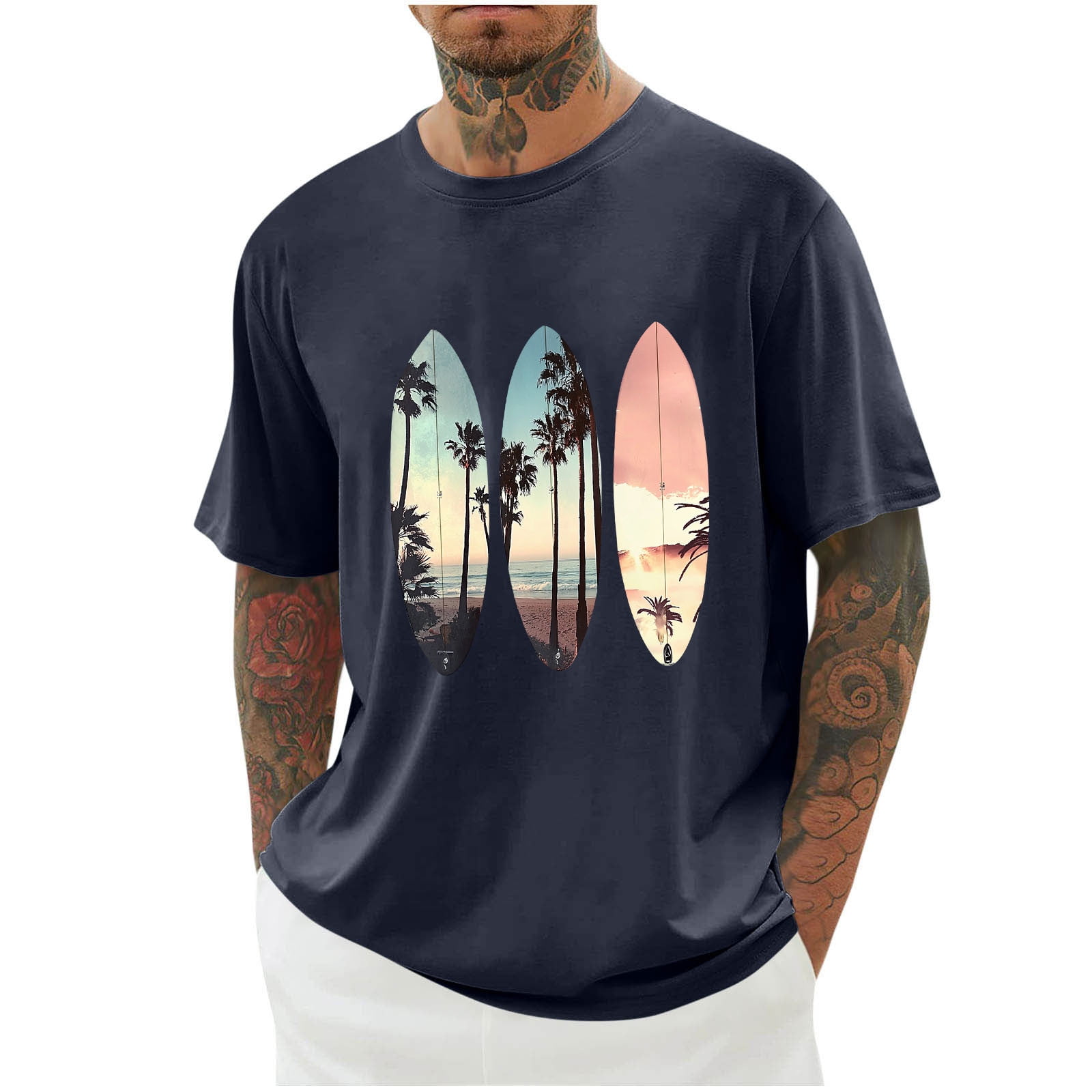 Summer Tops for Men 2025, Men Fashion Tops Summer Frilly Men Blouses ...
