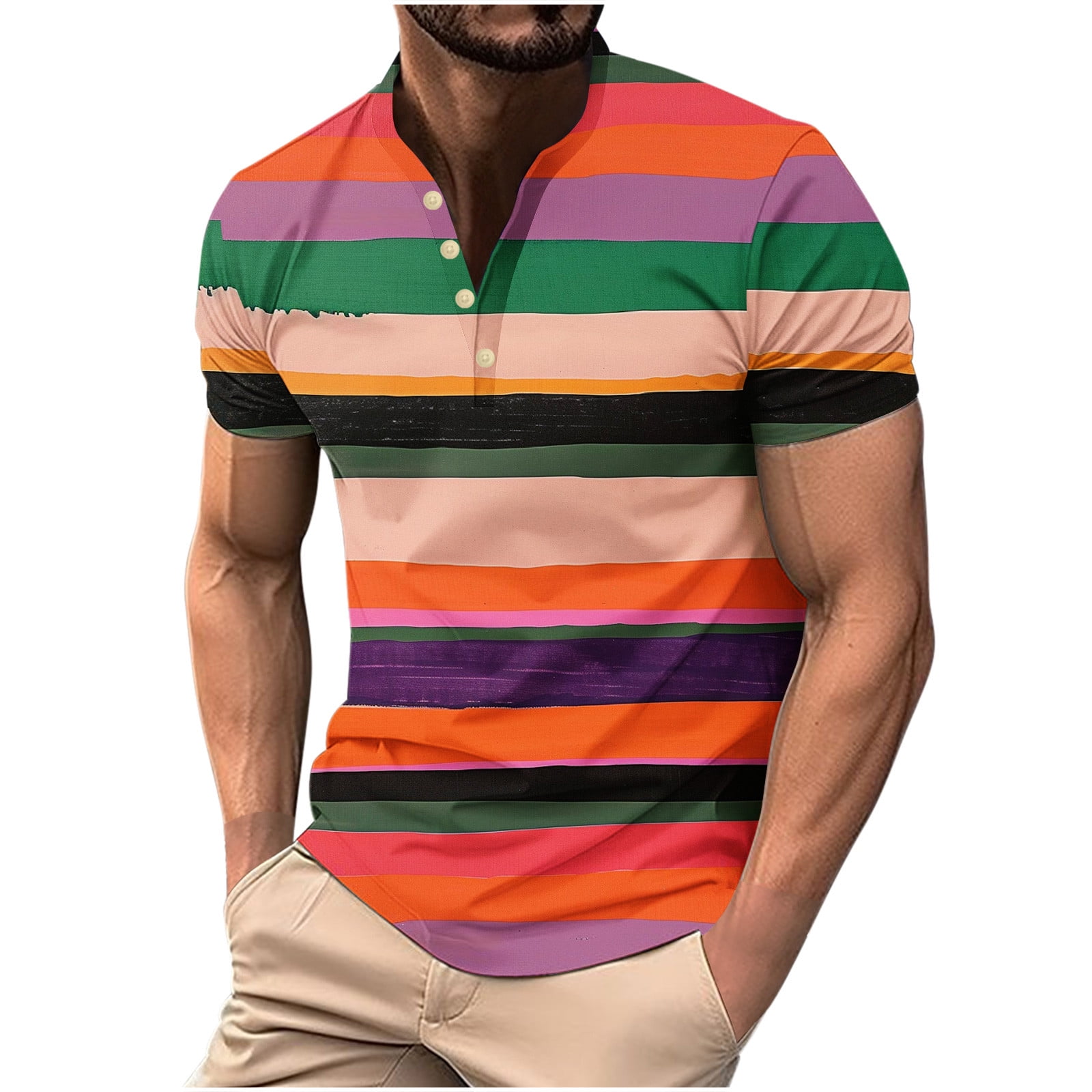 Summer Tops for Men 2025, Mens Summer Tops Trendy Summer Blouses for ...