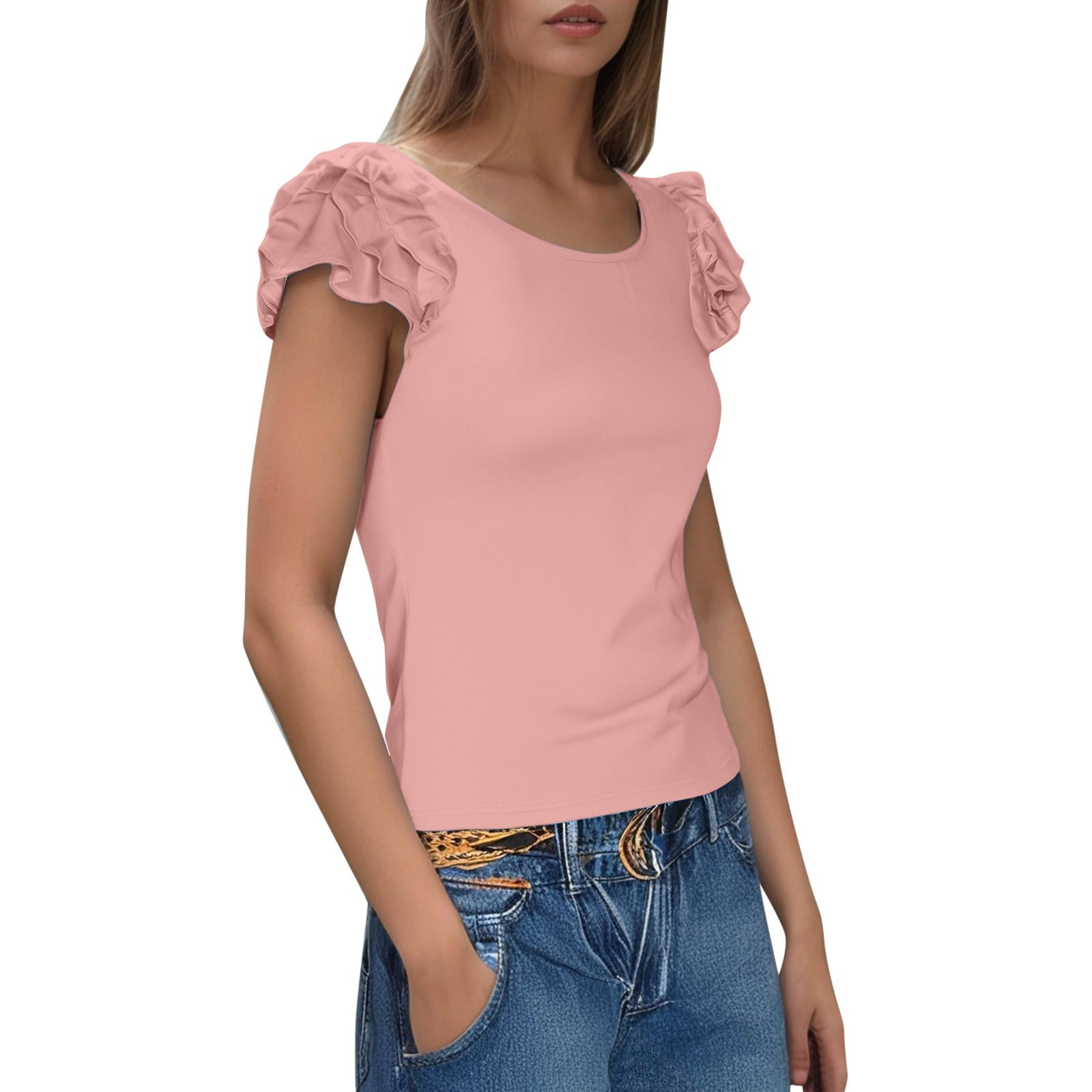 Summer Tops for Women T Shirts Casual Stylish Tees For Everyday Wear ...