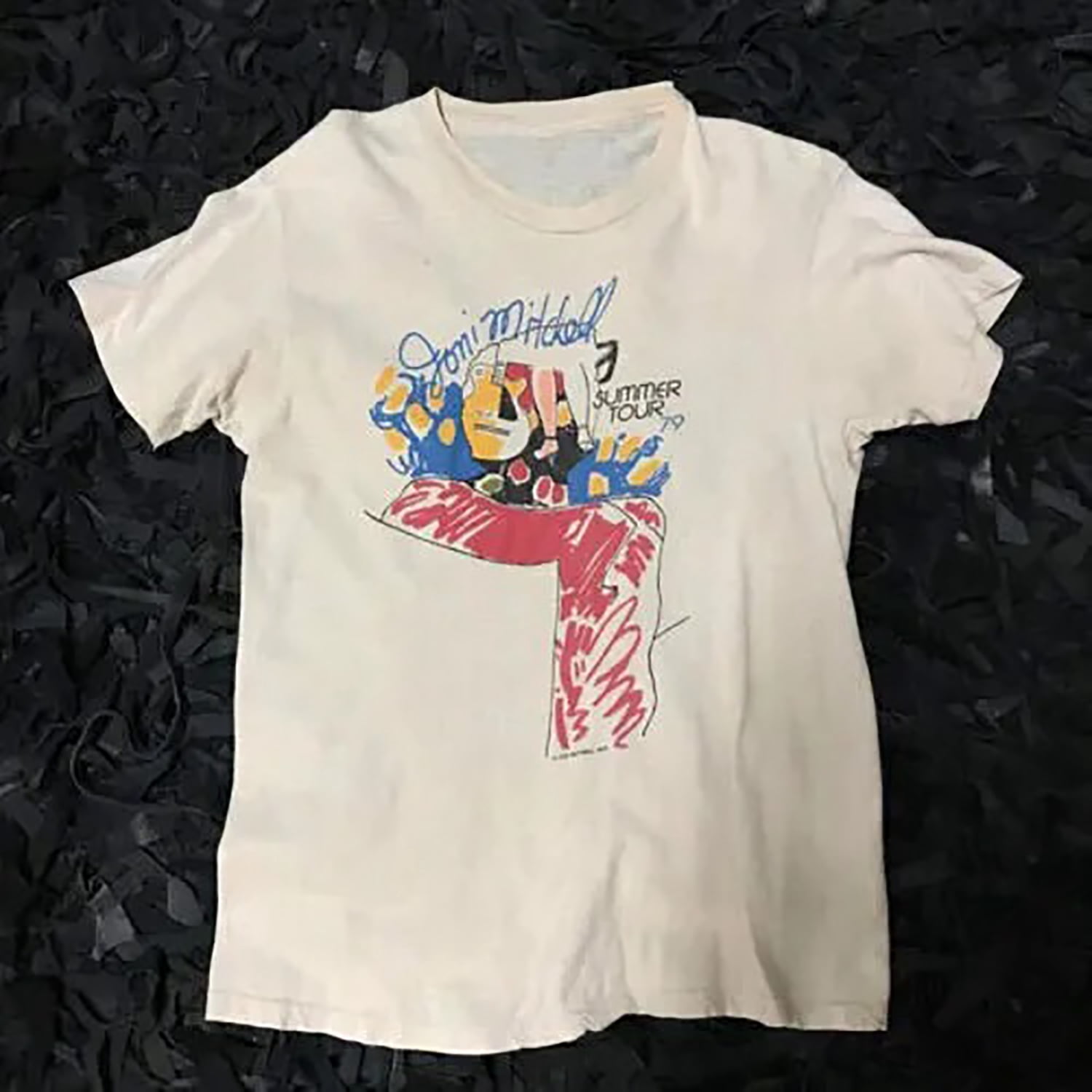 Summer Tour 79 Joni Mitchell Shirt Classic White Unisex - Walmart.com