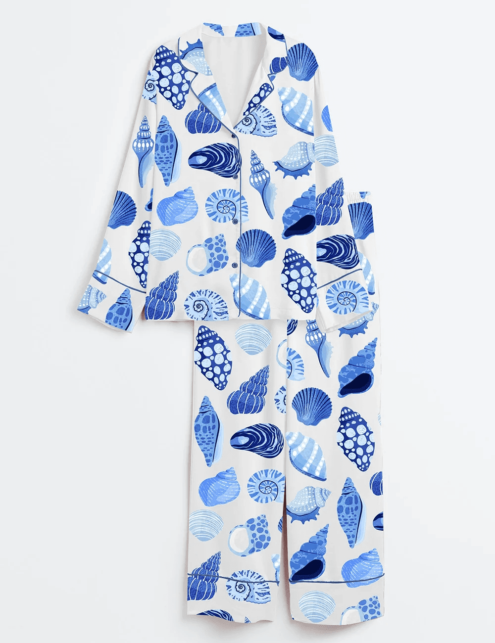 Summer Trip Blue Shells Coastal Bachelorette Colorful Shells Long ...