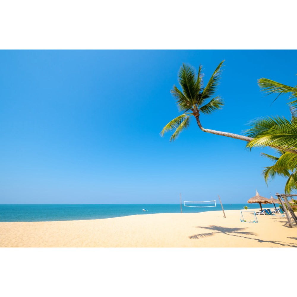 Summer Tropical Beach Holiday Backdrop Blue Ocean Holiday Photocall ...