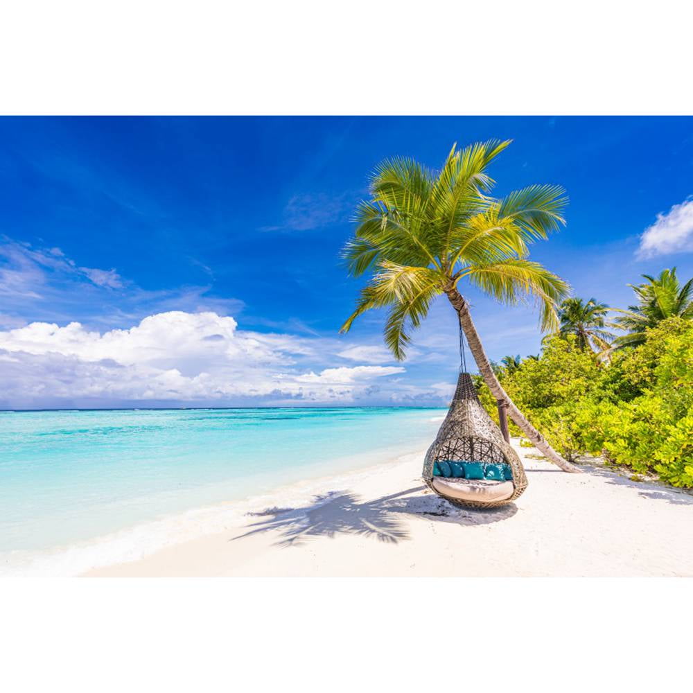 Summer Tropical Beach Holiday Backdrop Blue Ocean Holiday Photocall ...