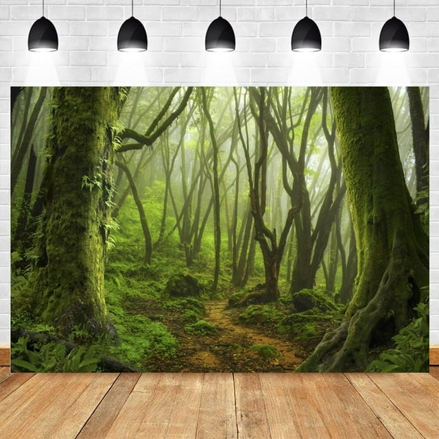 Summer Tropical Jungle Forest Spring Backdrop For Photography Palm Tree ...