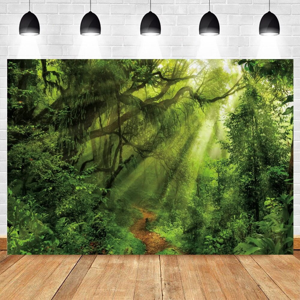 Summer Tropical Jungle Forest Spring Backdrop For Photography Palm Tree ...