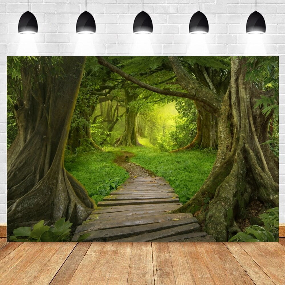 Summer Tropical Jungle Forest Spring Backdrop For Photography Palm Tree ...