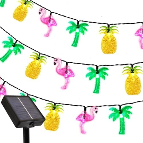 Summer Tropical Party Decorations Hawaiian String Lights, 30LED ...