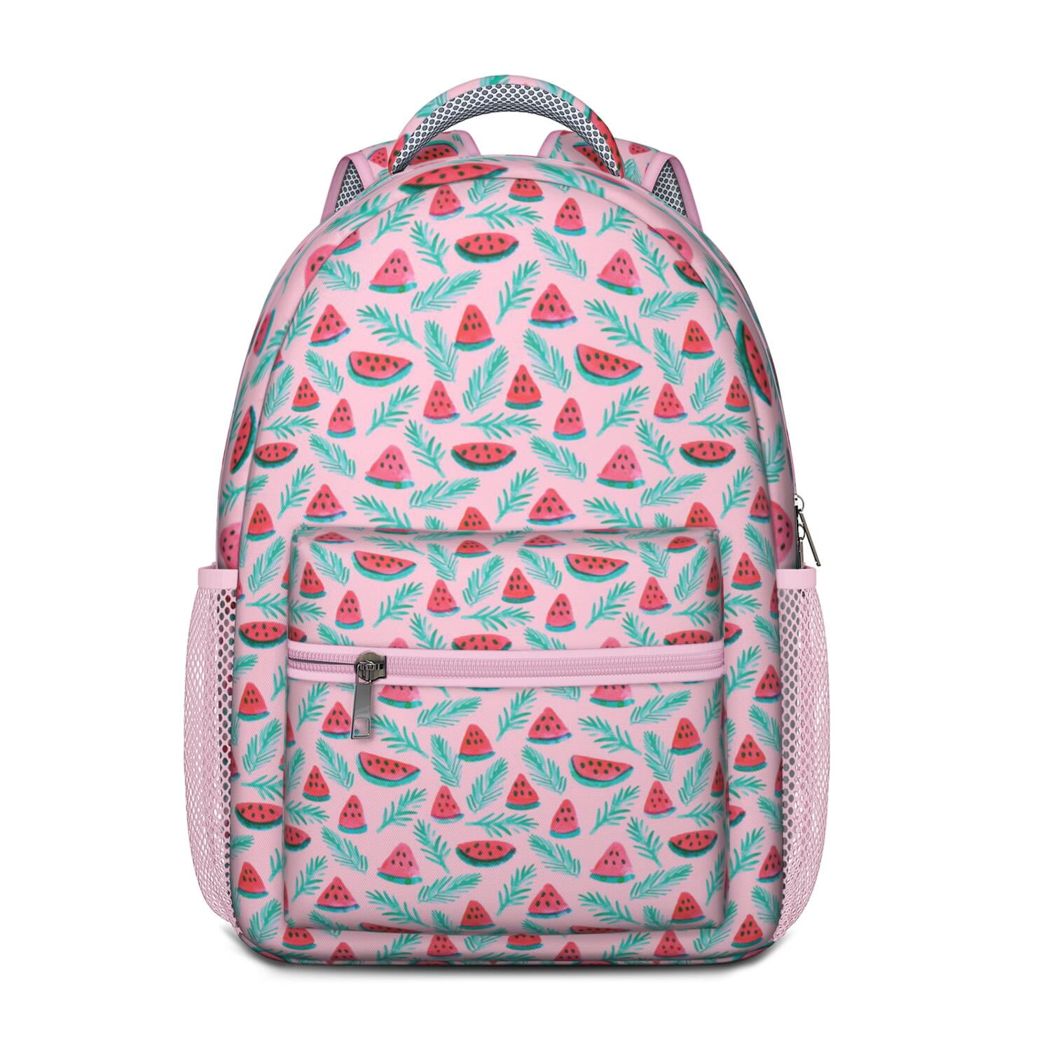 Summer Tropical Watermelon Kids Backpack Fruit Pattern Print Aesthetic ...