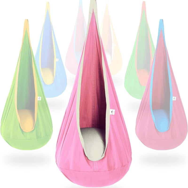 (Summer Turn-Up)OUTREE Pod Swing for Indoor and Outdoor Use, Swing ...