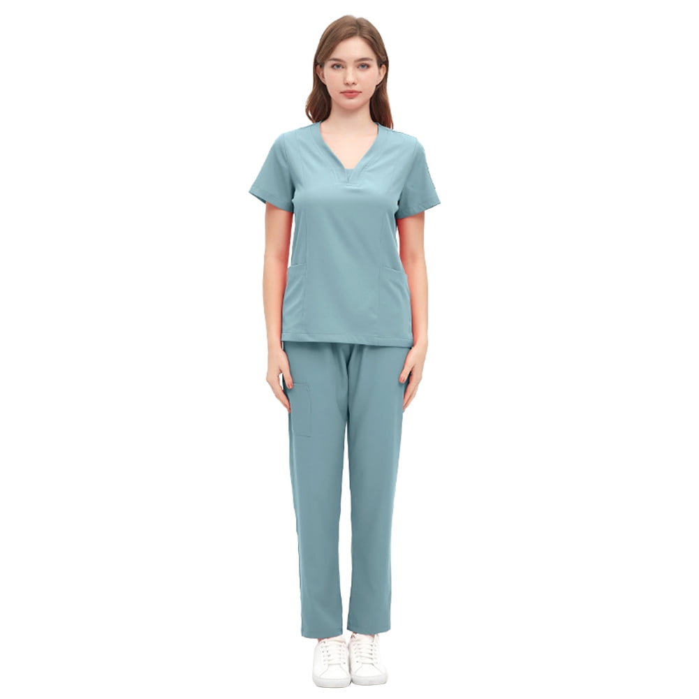 Summer Unisex Operating Room Nurse Uniform Set Operating Room Isolation ...
