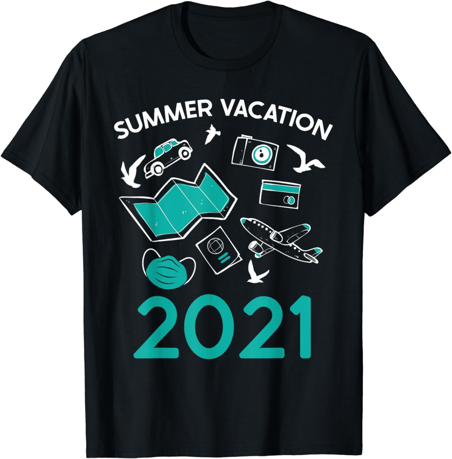 Summer Vacation 2021 Flight Excursion T-Shirt - Walmart.com