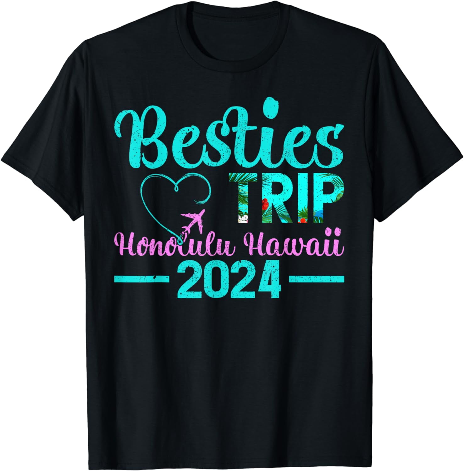 Summer Vacation Besties Trip 2024 Hawaii Honolulu Beach T-Shirt ...