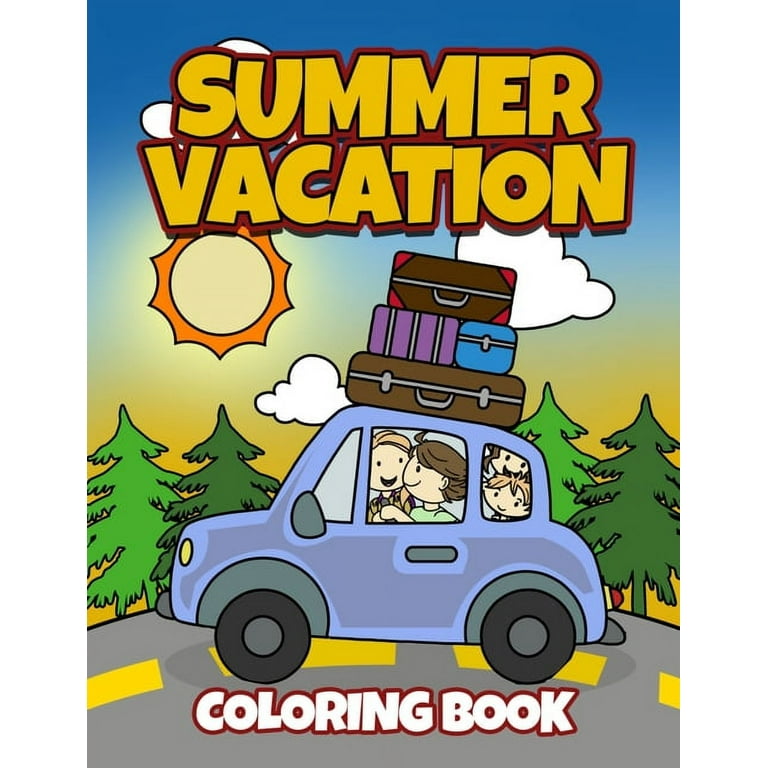 Vacation Coloring Sheets