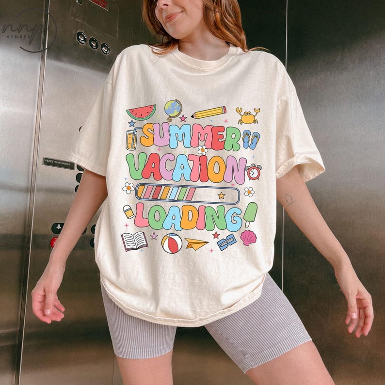 Summer Vacation Loading Tee – Last Day School, Teacher Team, Matching ...