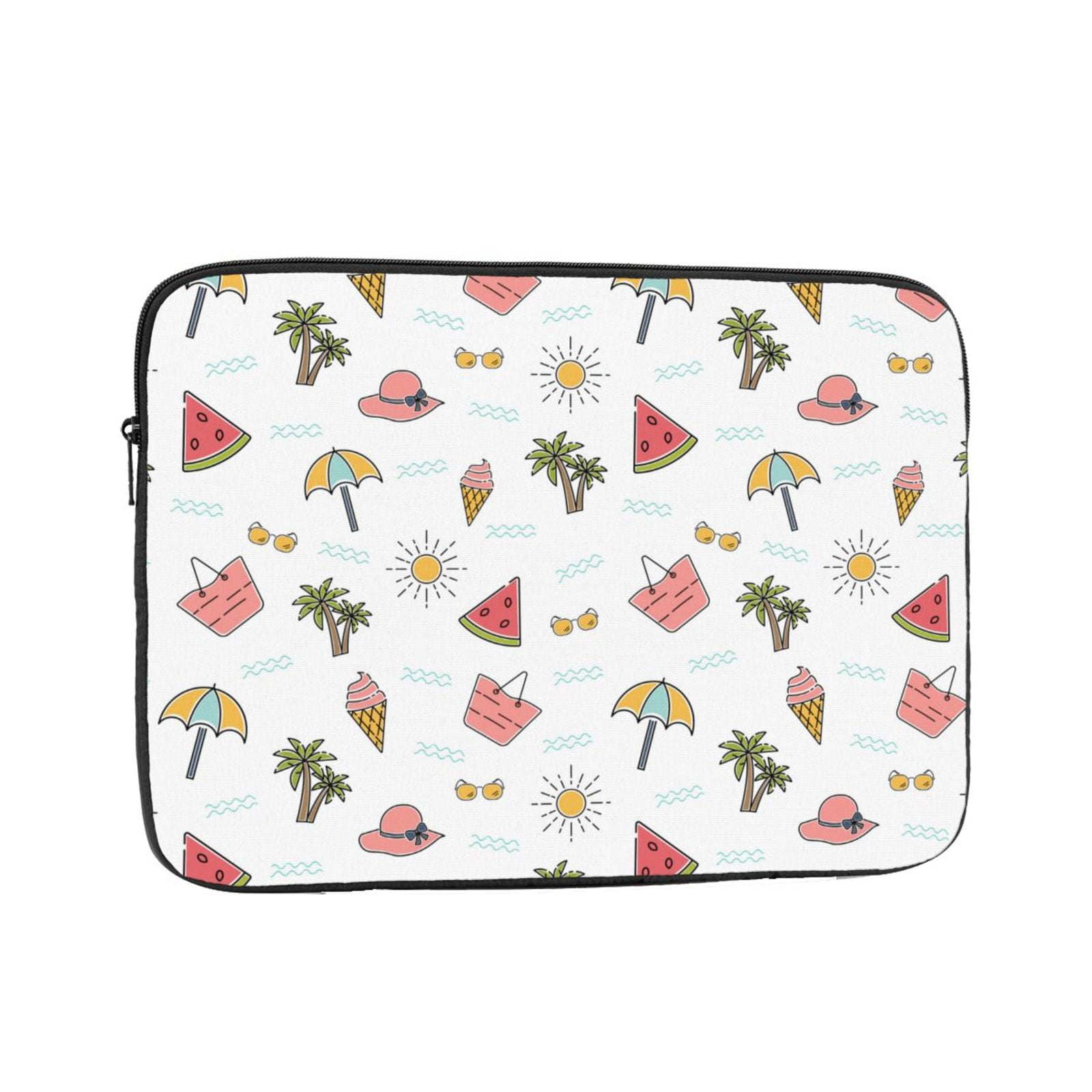 Summer Vacation Topic 17 inch Portable Laptop Sleeve Compatible with ...